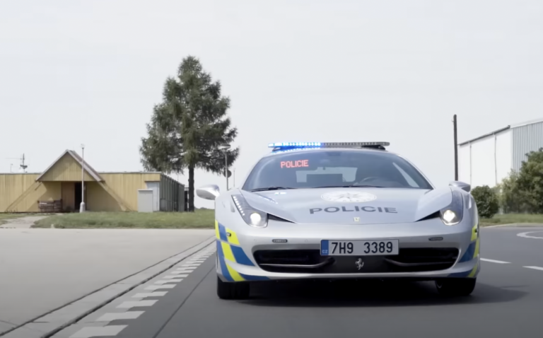 Czech Police Converts Seized Ferrari F 142-458 Italia Into Patrol ...