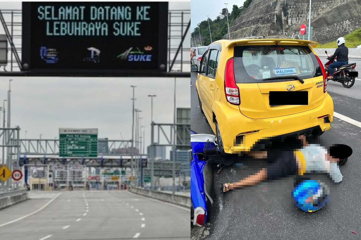 Kemalangan Pertama Di Lebuhraya SUKE. King Myvi Rasmi Dulu - AUTOMOLOGY ...