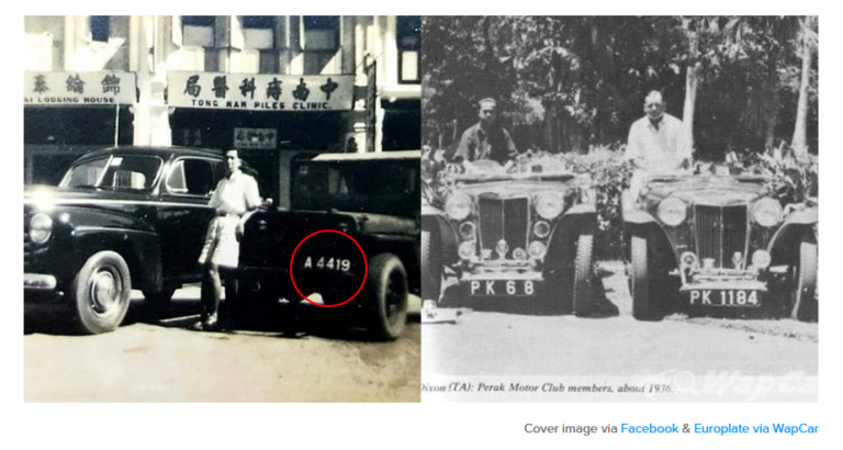 Here's Why Perak License Plates Start with A (and Selangor B ...